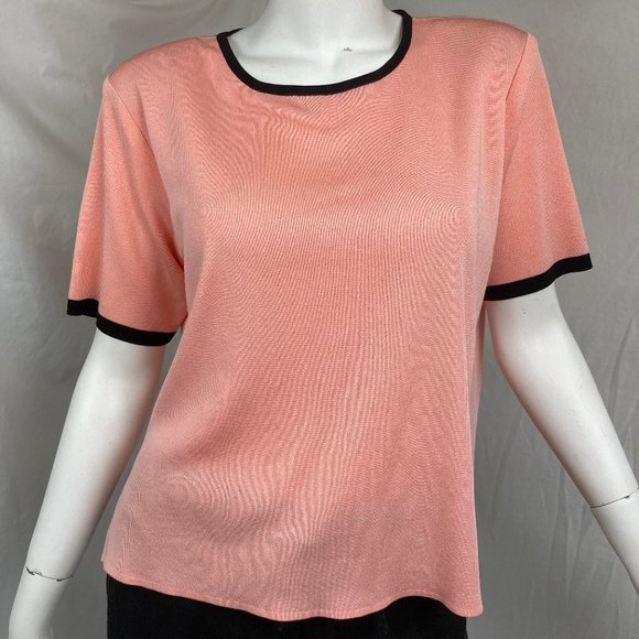 Misook | Tops | Misook Top Petite Xl Short Sleeve | Poshmark